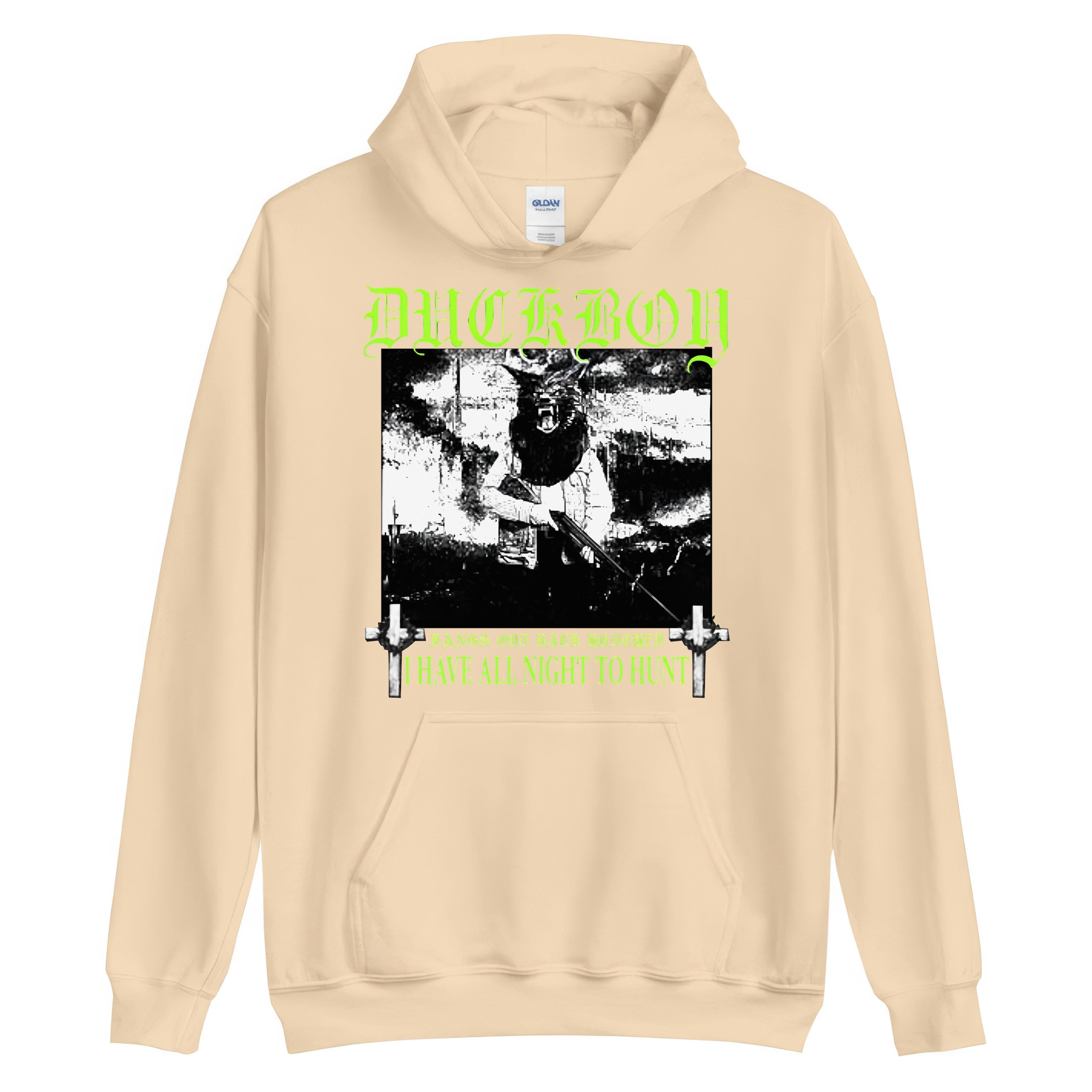 Duckboy Fangs Out Back Hunched I Have All Night To Hunt Shirt-TH29074 ...