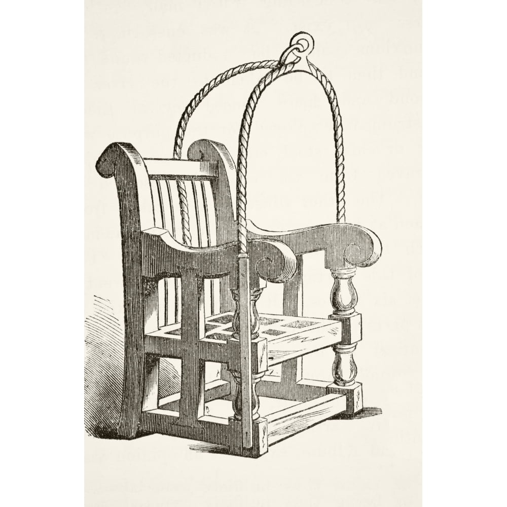 Ducking Stool Used In The 15Th Century From The National And Domestic ...
