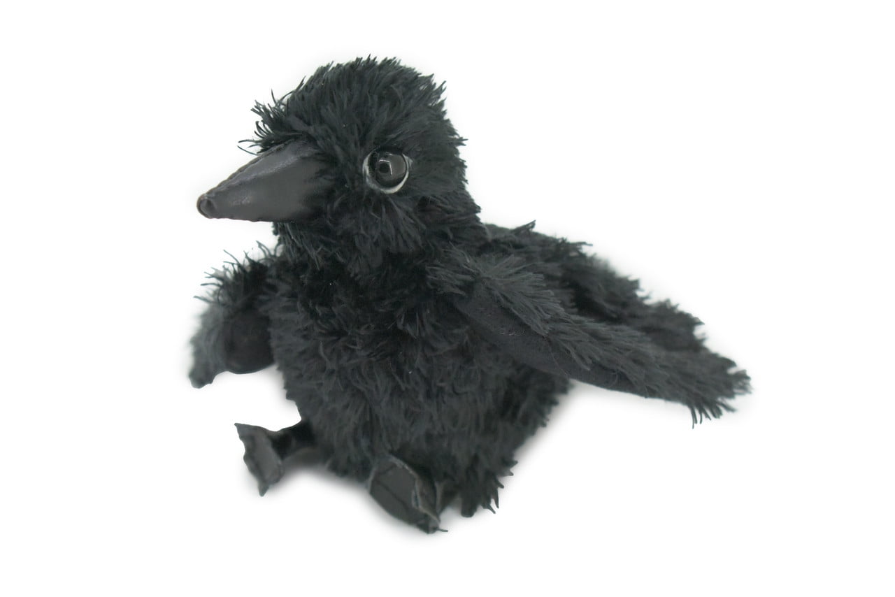 Raven Finger Puppet, Very Nice Plush Raven, Stuffed Bird, Educational ...