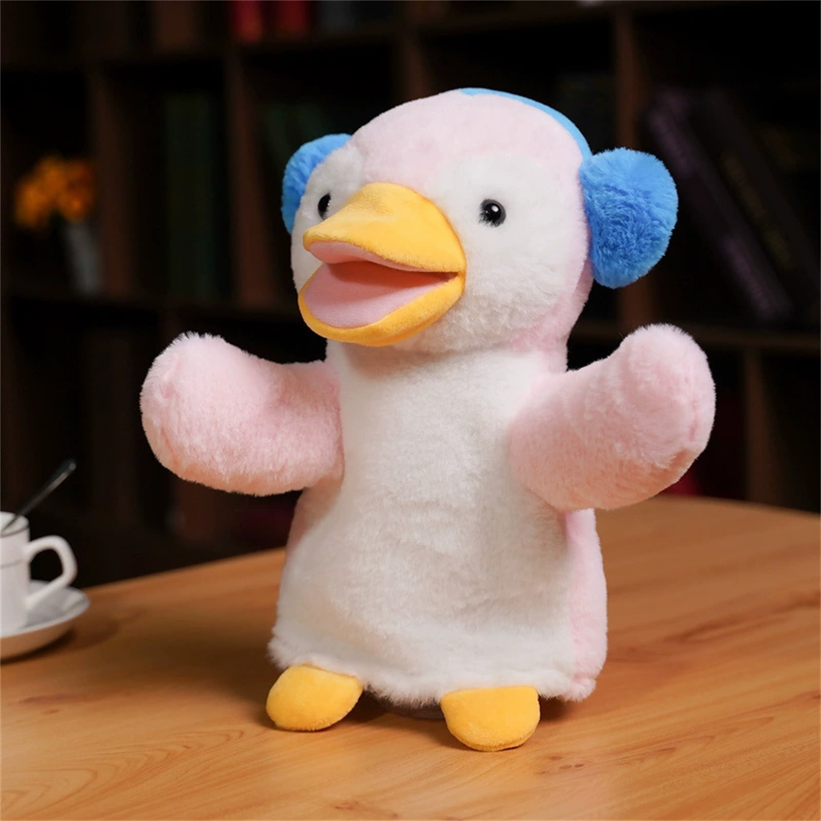Duckling Hand Puppet Realistic Plush Puppet， Duckling Puppet for Kids ...