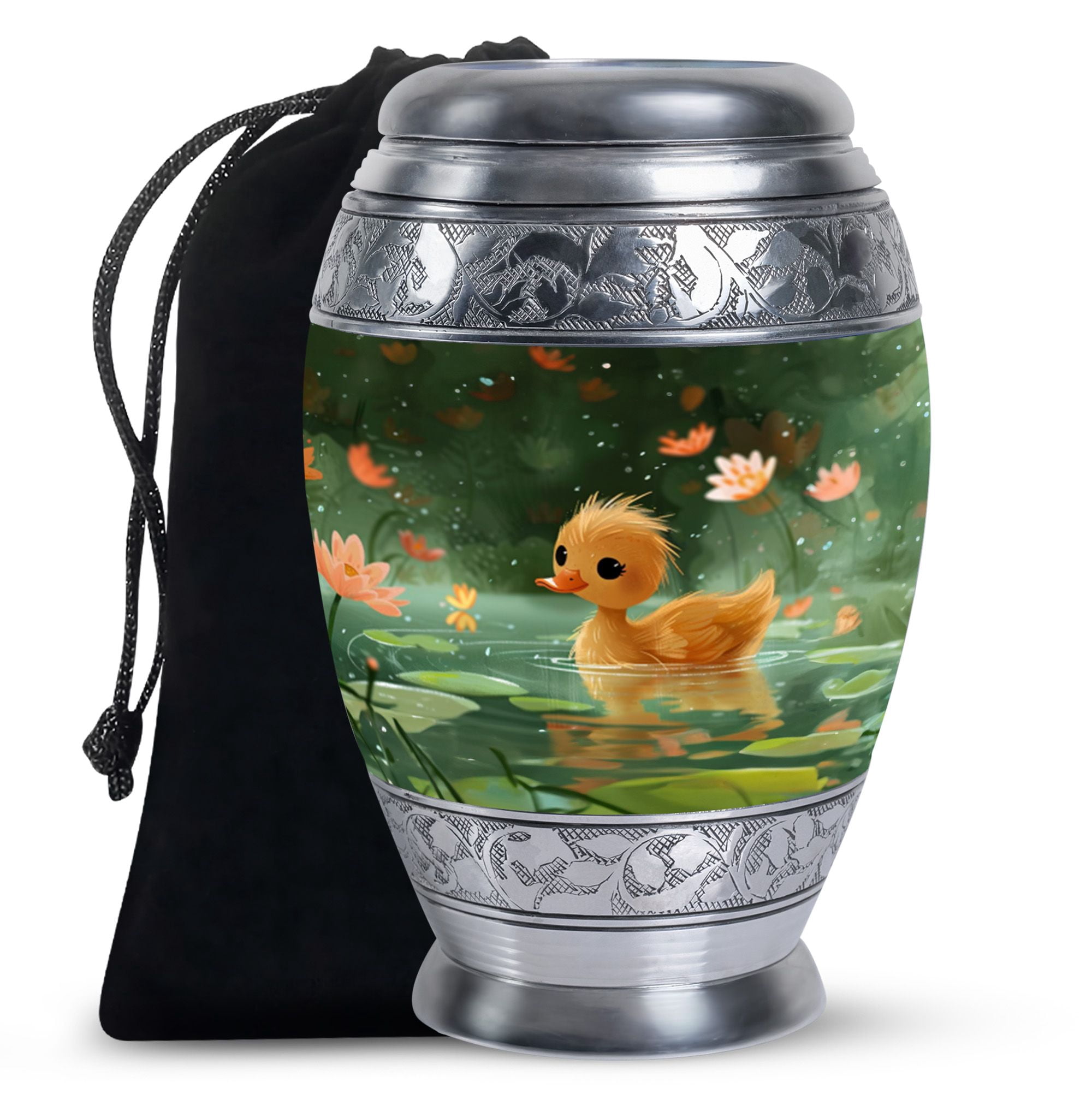 Duckling's Kingdom Urn, Large Urns For Ashes Adult Female Mom Size ...