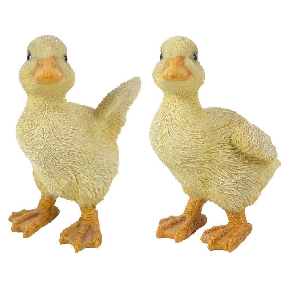 Ducklings with Wings Out and with Wings Down Statue - Walmart.com