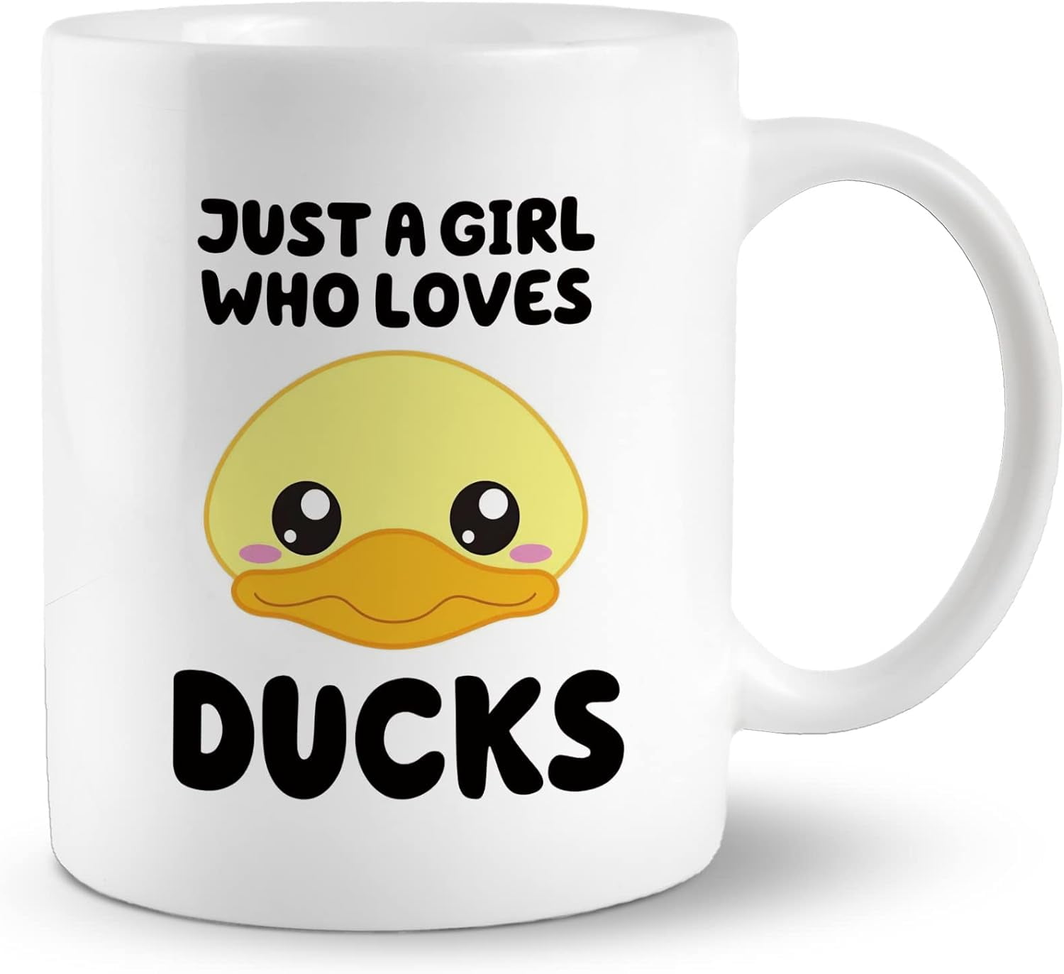 Ducks 11oz Ceramic Mug Cup, Cute Kawaii Duck Coffee Tea Mug Cup, Funny ...