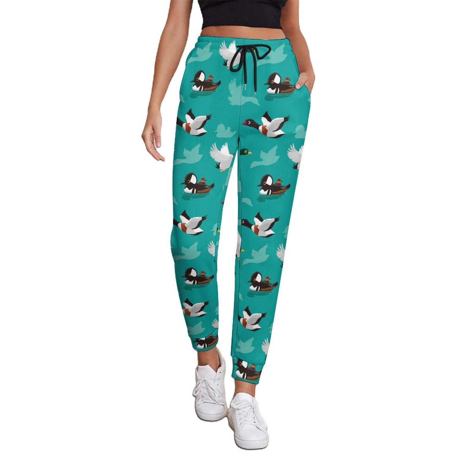Ducks A Women's Sweatpants Joggers with Pockets, Comfy Sweat Pants for ...