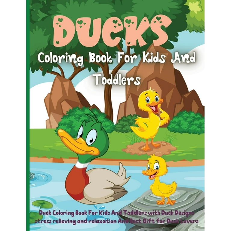 coloring book ducks