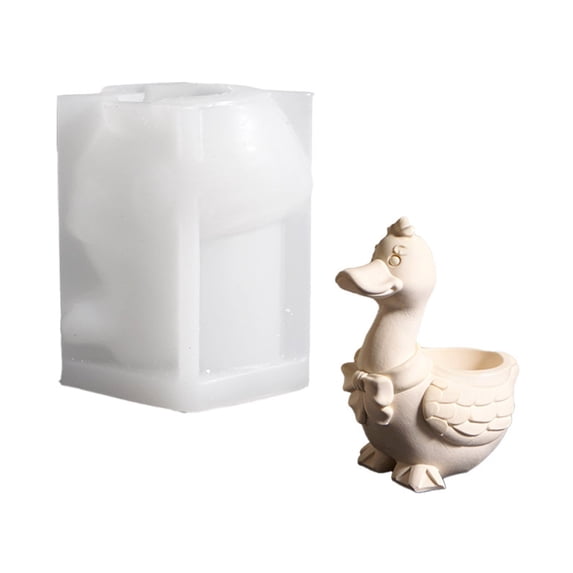Ducks Design Silicone Craft Mold for Creating Unique Flowerpots Small ...