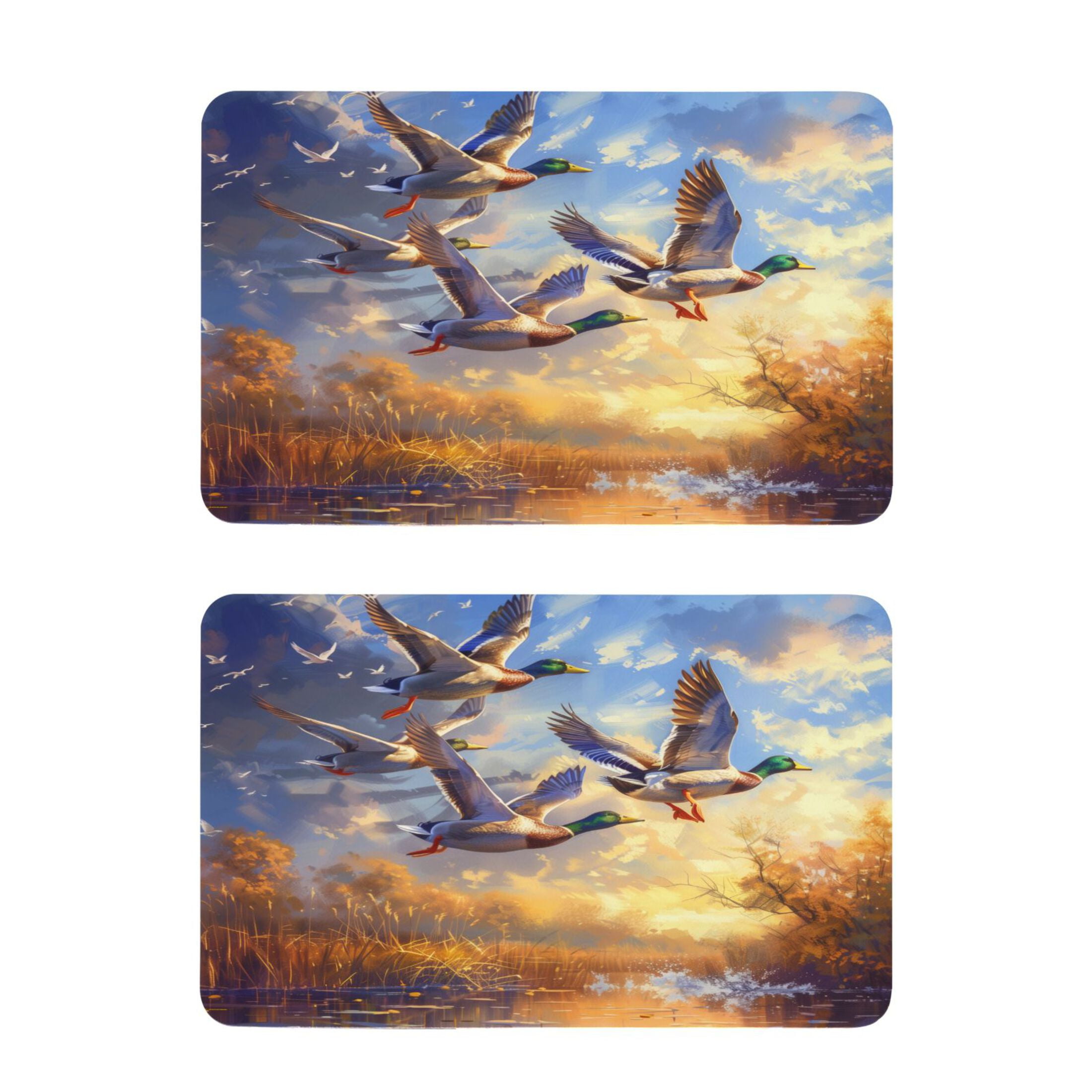 Ducks Flying in Sky Strong Fridge Magnets Refrigerator Magnets Sticker Decor for Whiteboards ...