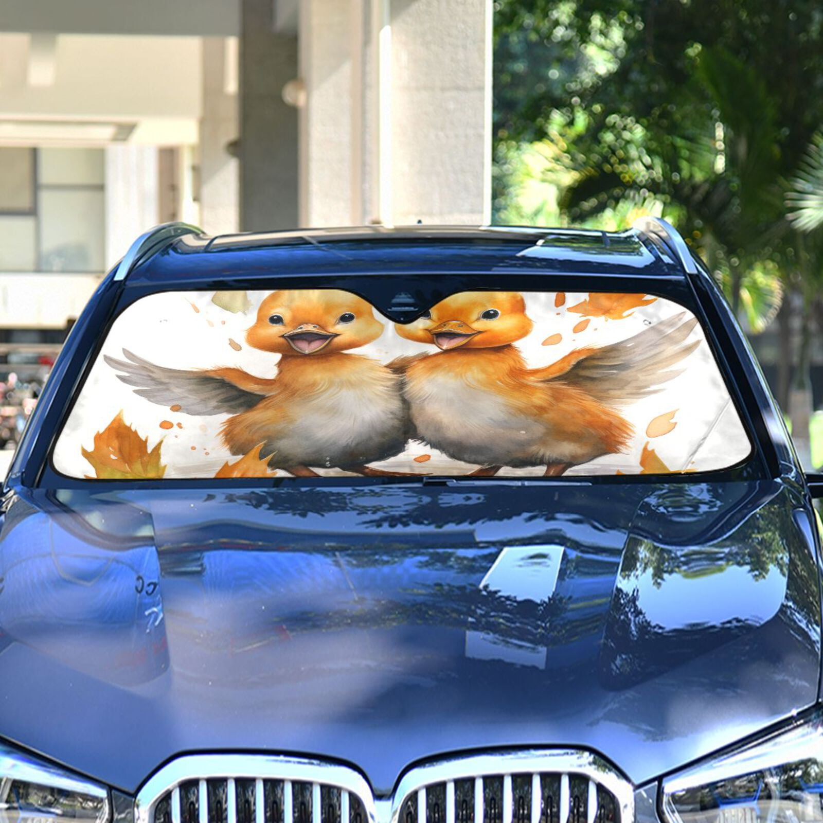 Ducks Leaves Water Automotive Front Car Windshield Sun Shade Reflector ...