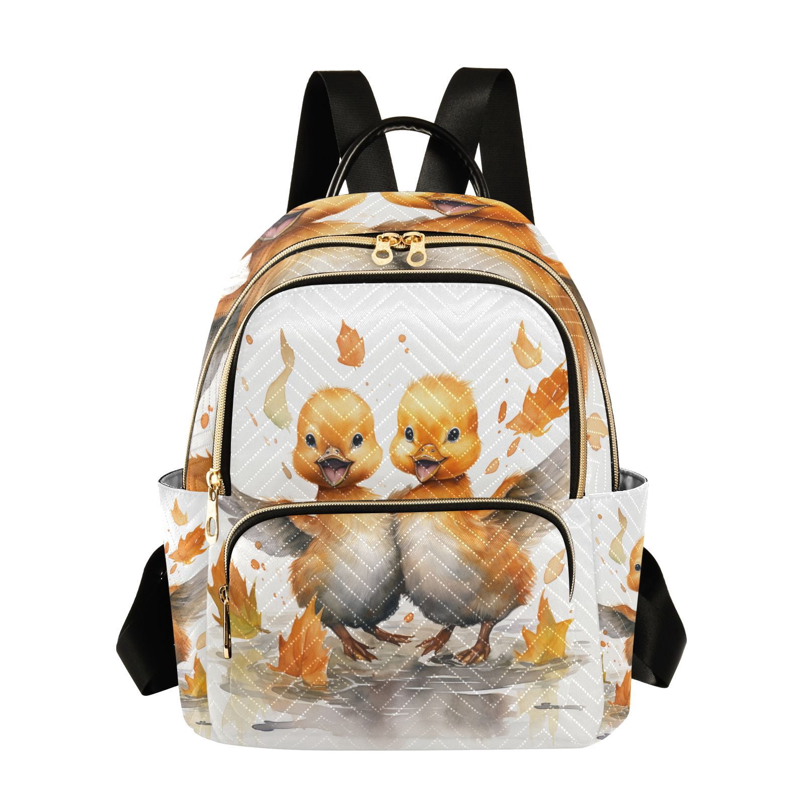 Ducks Leaves Water Travel Laptop Backpack Casual Daypack Lightweight ...
