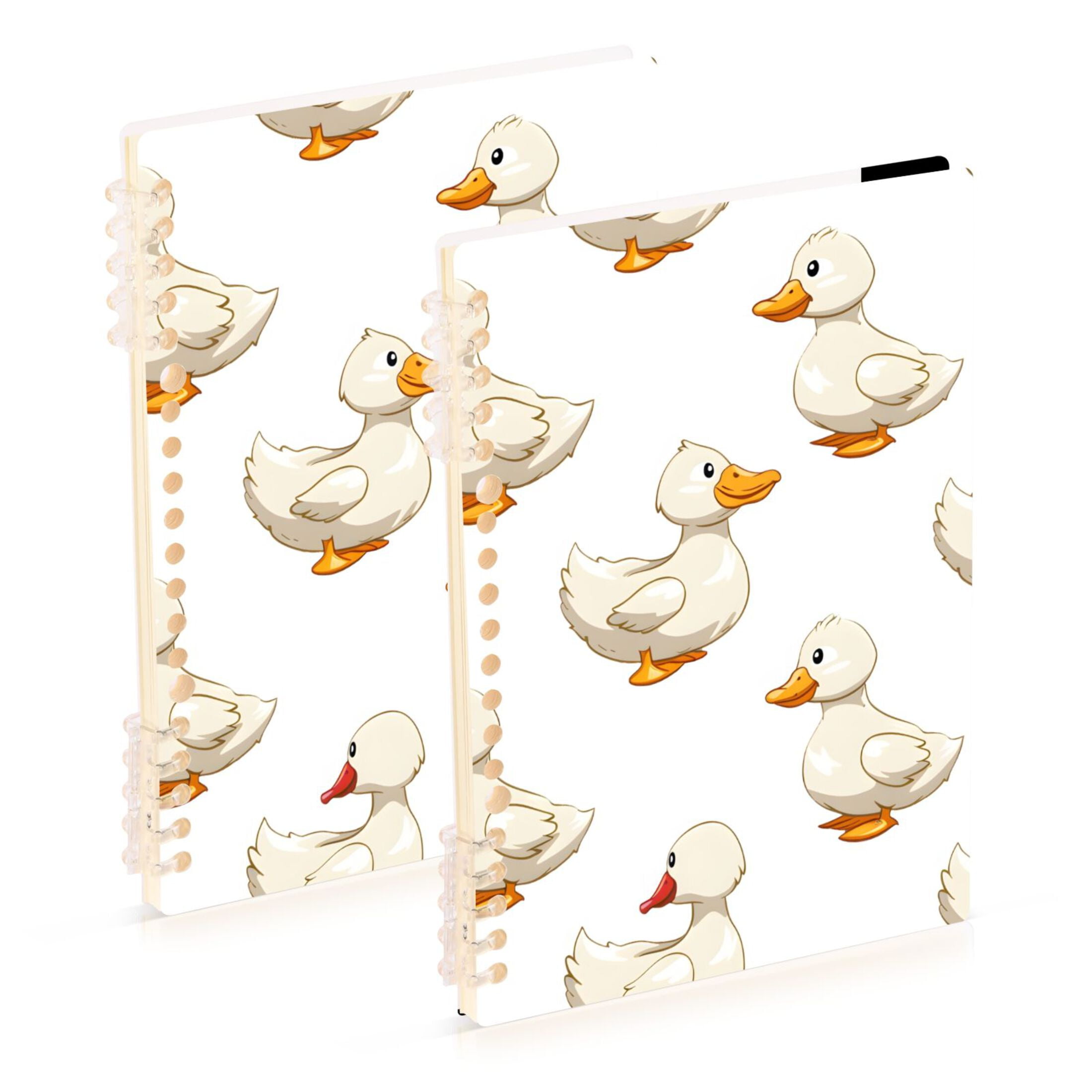 Ducks Ring Binder Notebook Journey Note Diary College Ruled Spiral ...
