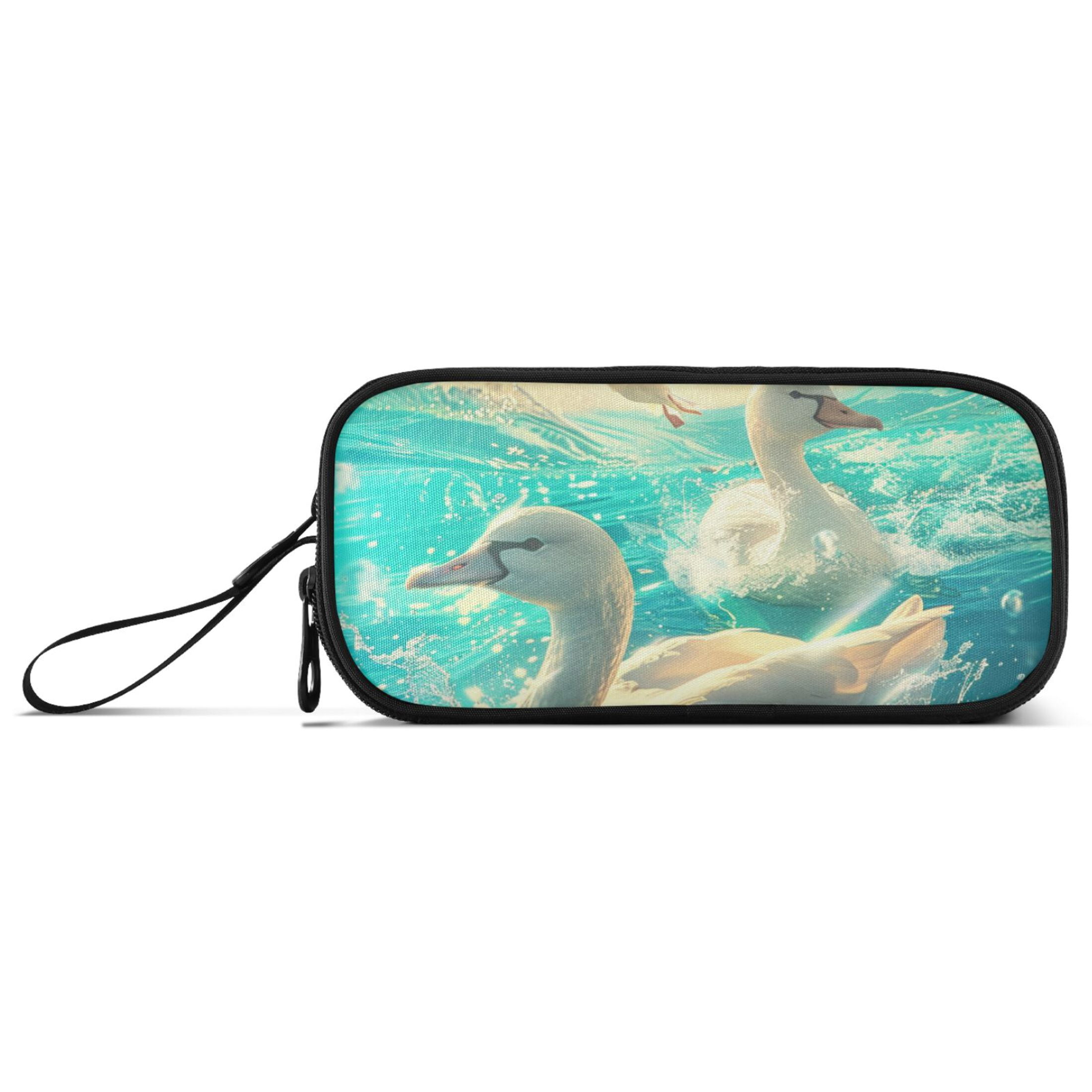 Ducks Swimming in The Sea Pencil Case Stationary Holder Pen Bag Pencil ...