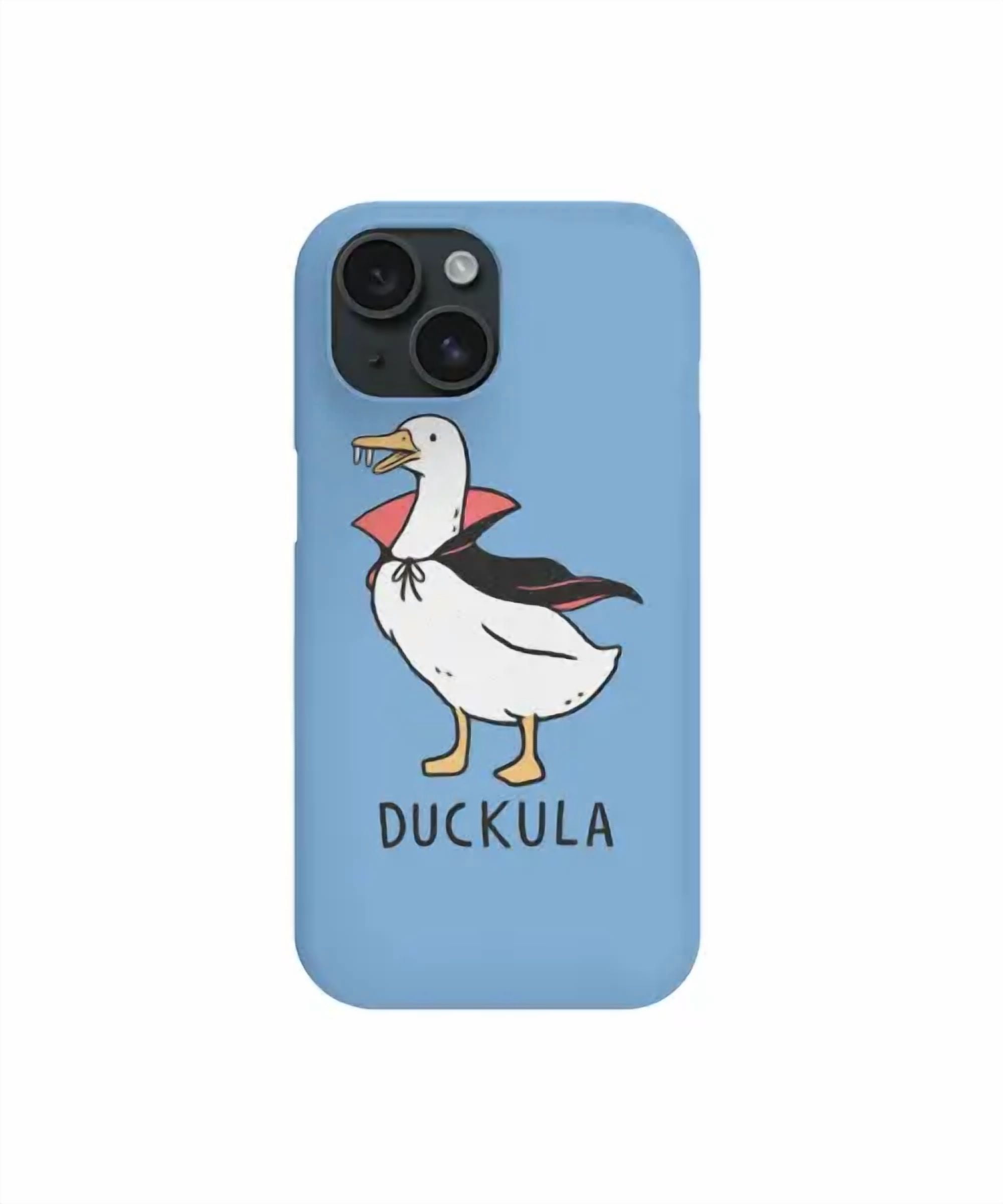 Duckula Funny Duck Vampire Parody Art Phone Case for iPhone 16 15 14 13 ...