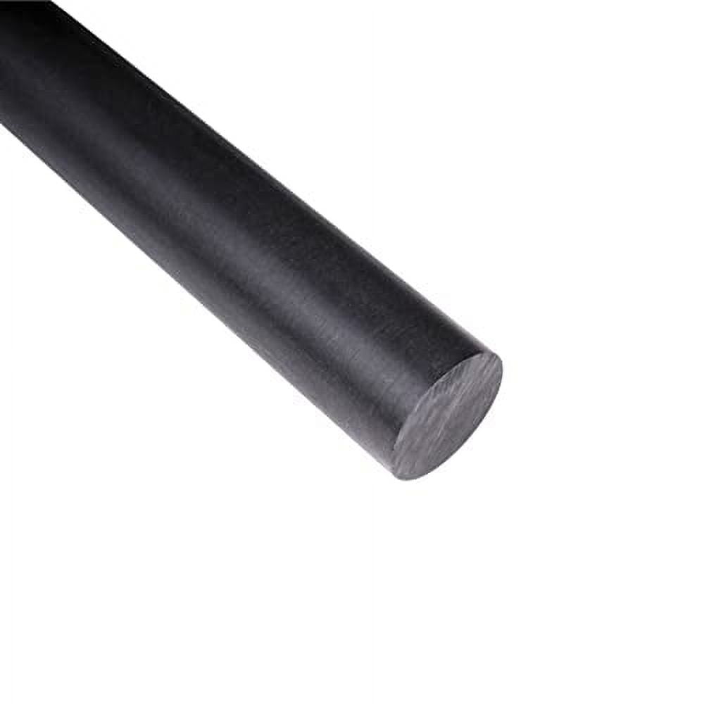 Duco Black Copolymer Rod 2 Inch Diameter, 48 Inch Length - Rigid Wear ...