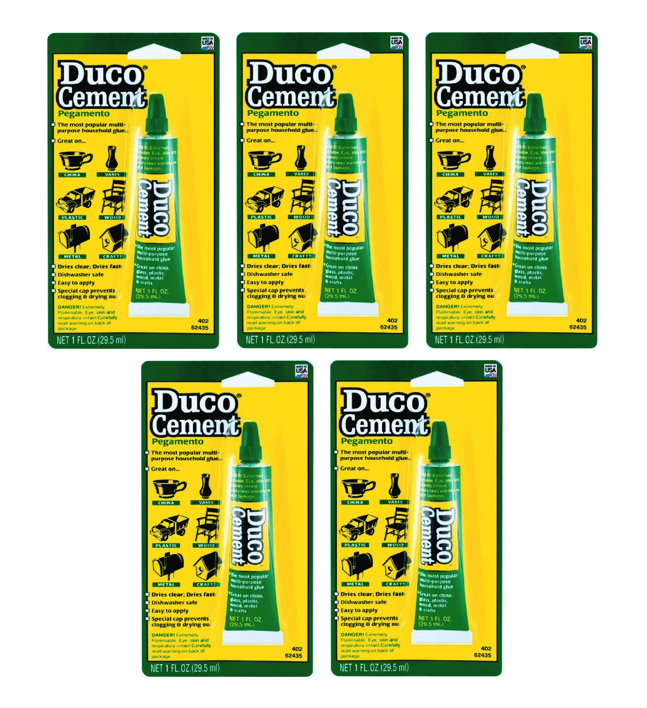 Permatex Duco Cement, Clear Flexible Waterproof Rapid Set Multipurpose ...