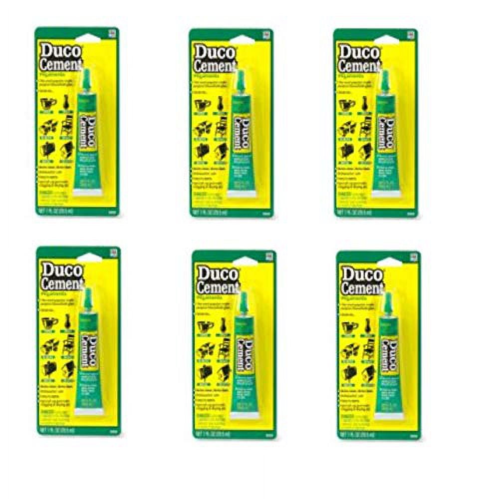 Duco Cement Household Glue 6 Pack 6 Fl Oz Clear Water Resistant Fast ...