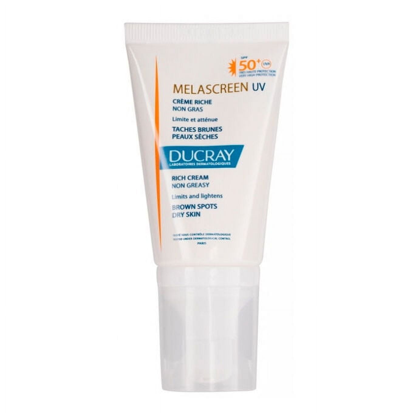 Ducray Melascreen Rich UV Cream SPF 50+ - High Protection Cream for ...