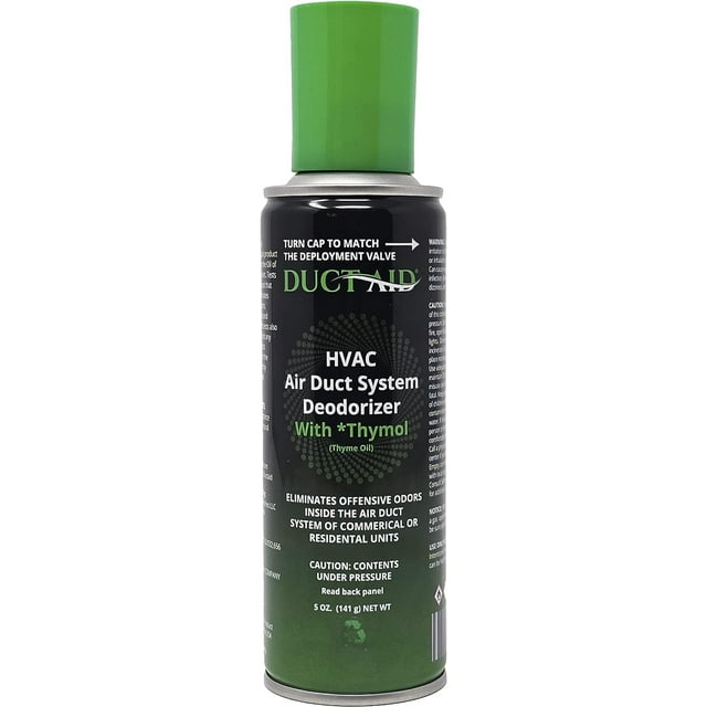 Duct Aid HVAC Air Freshener & Deodorizer, Odor & Smoke Remover Spray ...
