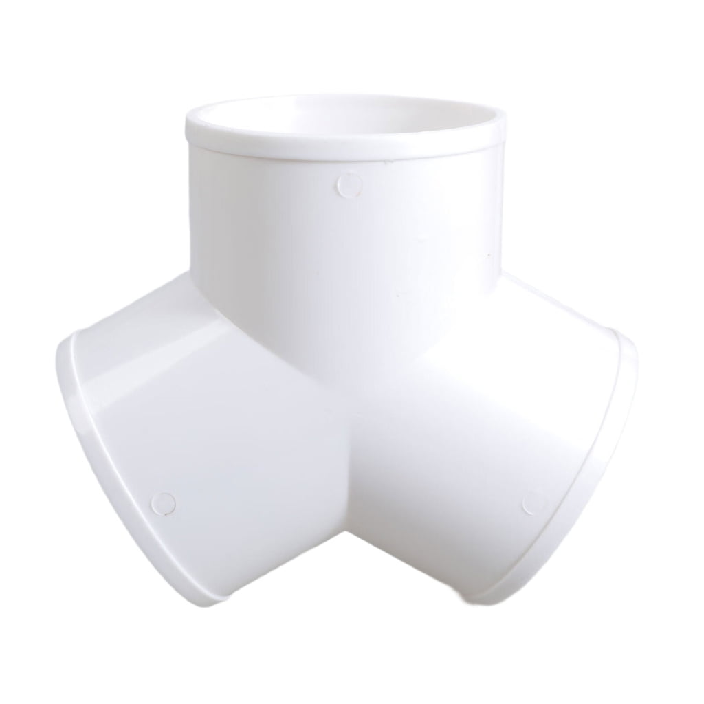 Duct Connector Round Pipe Adapter 3 Way Duct Connector PVC Y Shape ...