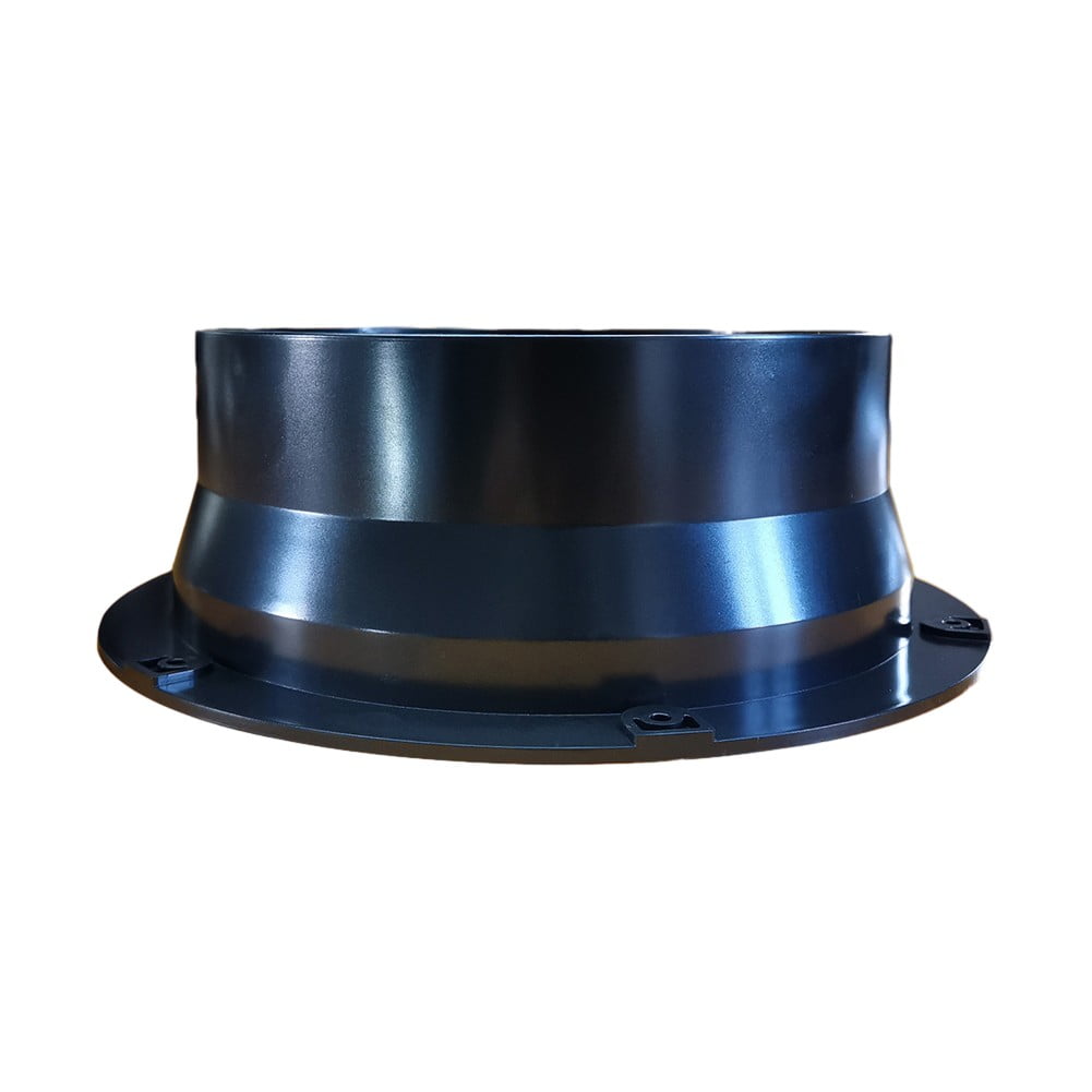 Duct Connector Square Flange Abs Plastic for 100-250Mm Dia Hose Check ...