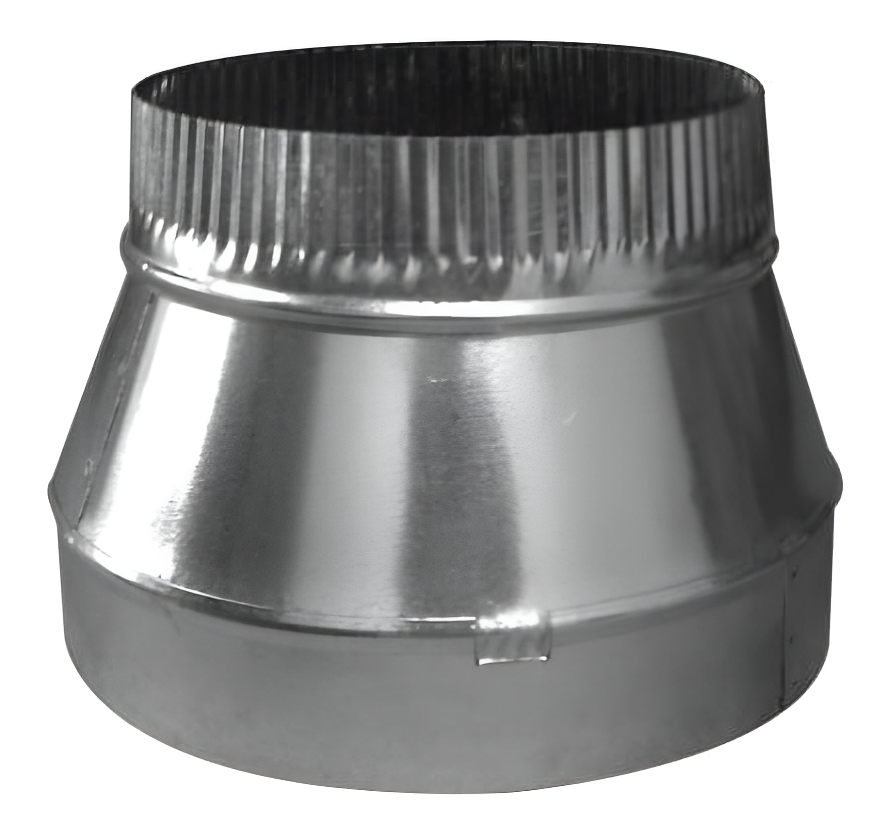 Duct Outlet 14" x 12" Duct Reducer, Single Wall Galvanized Metal ...