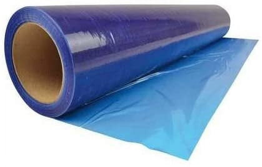 Duct Outlet Adhesive Plastic Wrap Protection Film 2.5Mil - Blue - HVAC ...