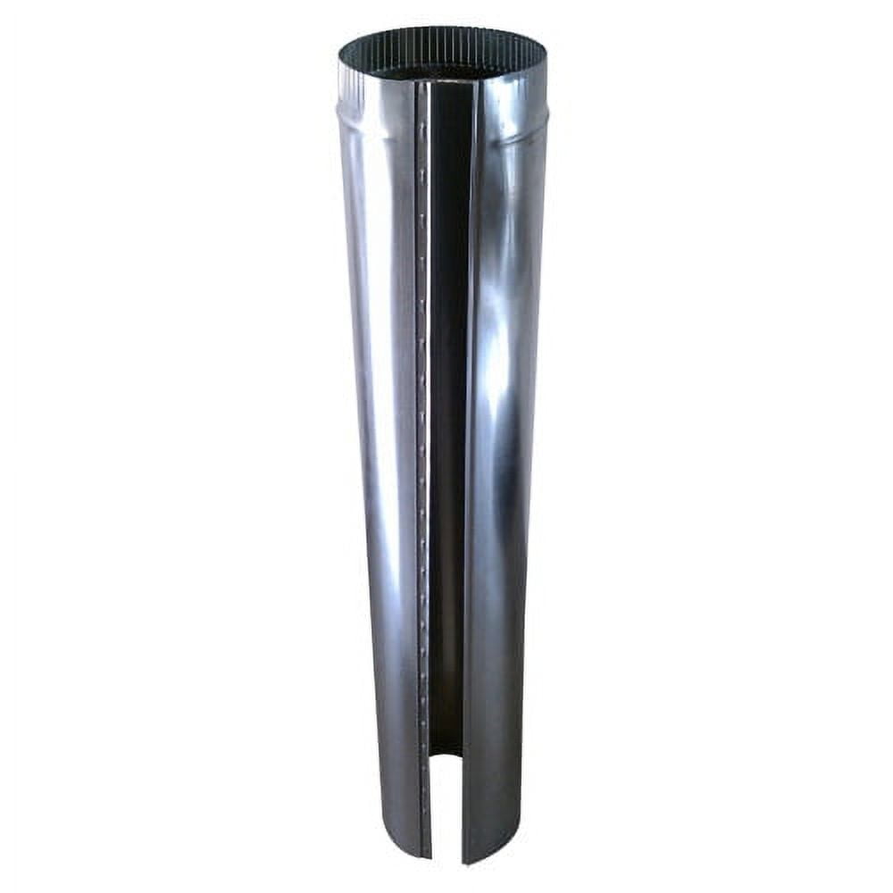 Duct Outlet KD Snap Lock Pipe HVAC,4",28Ga,36"L - Walmart.com
