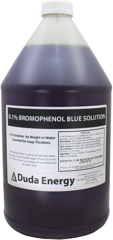 Duda Energy Bromophenol Blue Solution 0.1% Concentration in Water, 1 ...