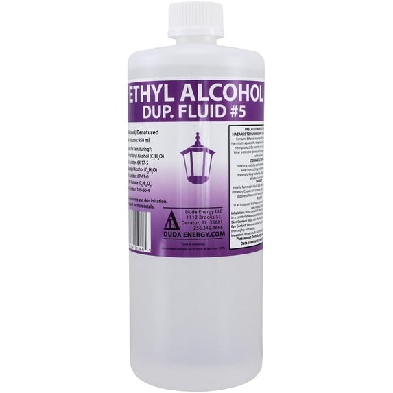 Duda Energy Denatured Ethanol 200-Proof Ethyl Alcohol with Isopropyl ...