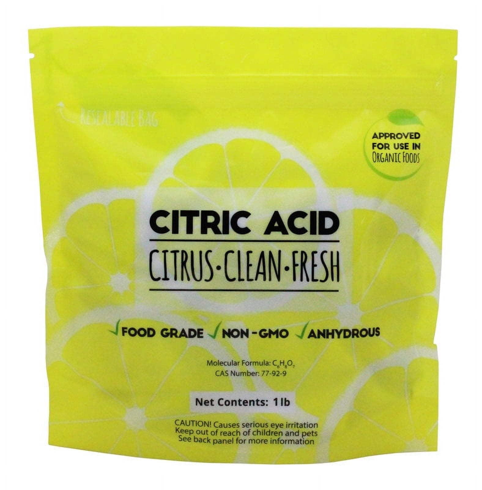 Duda Energy Food Grade Citric Acid Fine Granular 99.5+% Purity Organic ...