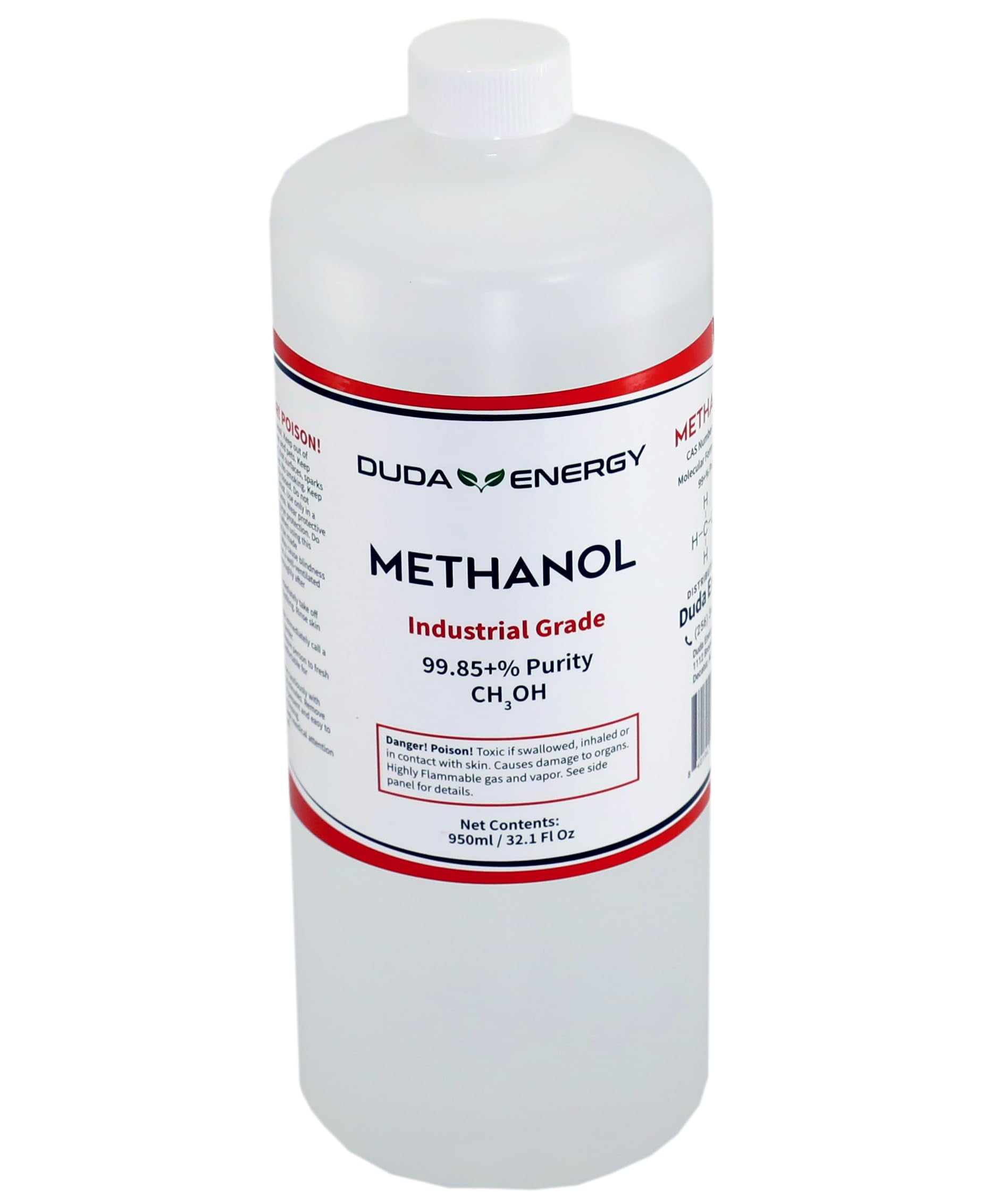 Duda Energy Industrial Grade Methanol, 99.65+% Purity Methyl Alcohol ...
