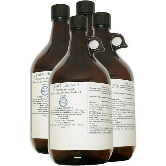 Duda Energy Industrial Grade Nitric Acid, 67.2% Purity, 10 liters - Walmart.com