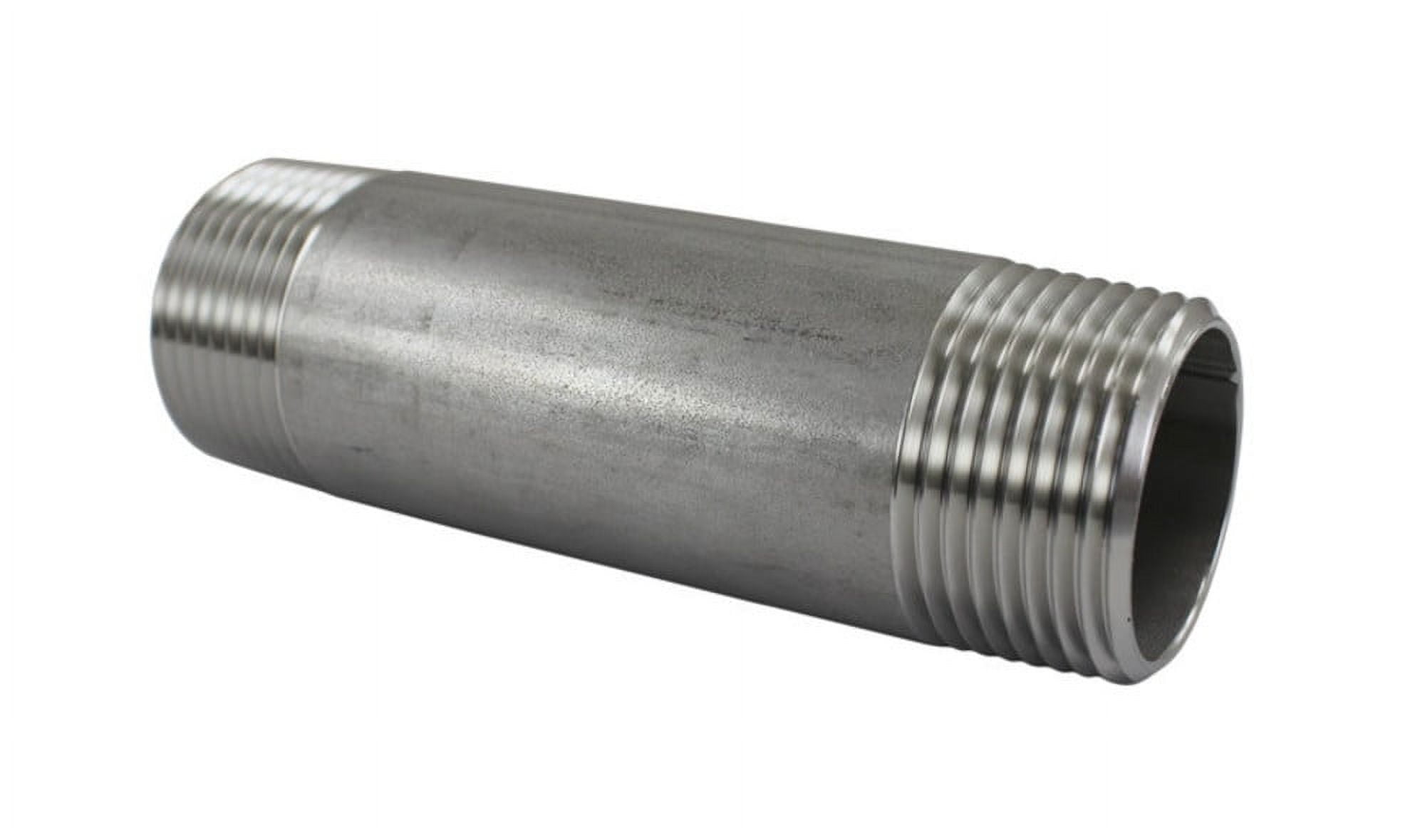 Duda Energy Pipe Fitting & Coupler Barrel Nipple 1" NPT Threaded Ends ...