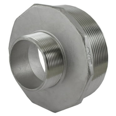 Reducing Coupling 3/4" Female x 1/2" Female NPT Stainless Steel Pipe ...