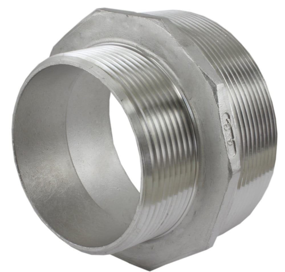 Duda Energy Pipe Fitting & Coupler Reducing Nipple 4" x 3" Male NPT ...