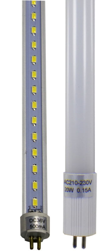 Duda LED T5 Clear 4 Ft Tube Light with External Driver Samsung 20w 2000 ...