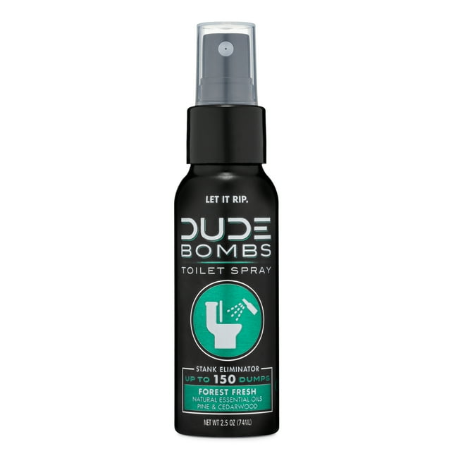 Dude Bombs Big Poop Scent Forest Fresh Toilet Spray 2.5 oz - Walmart.com
