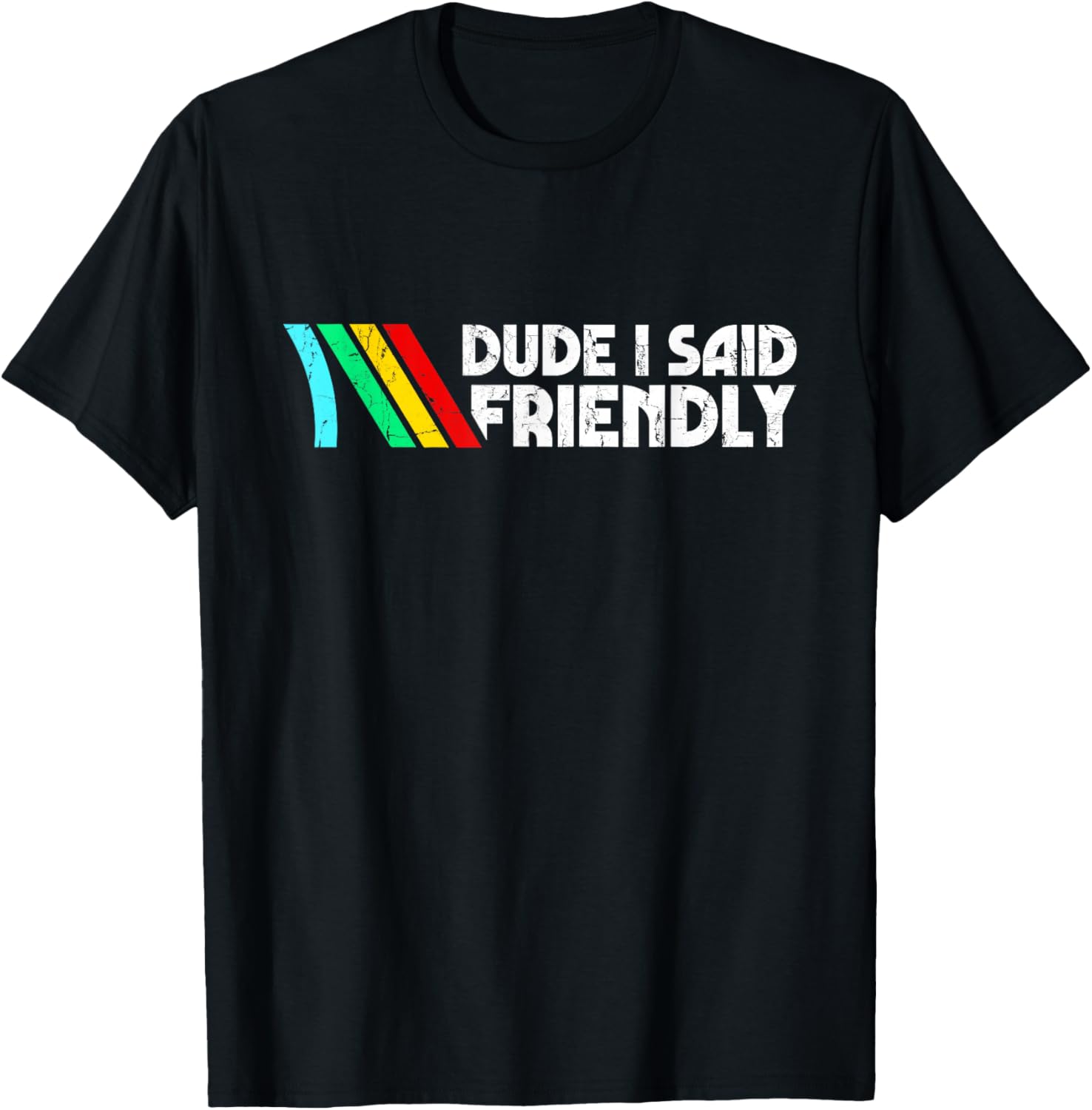 Dude I Said Friendly, Game Lover, Vintage Quotes T-Shirt- American ...
