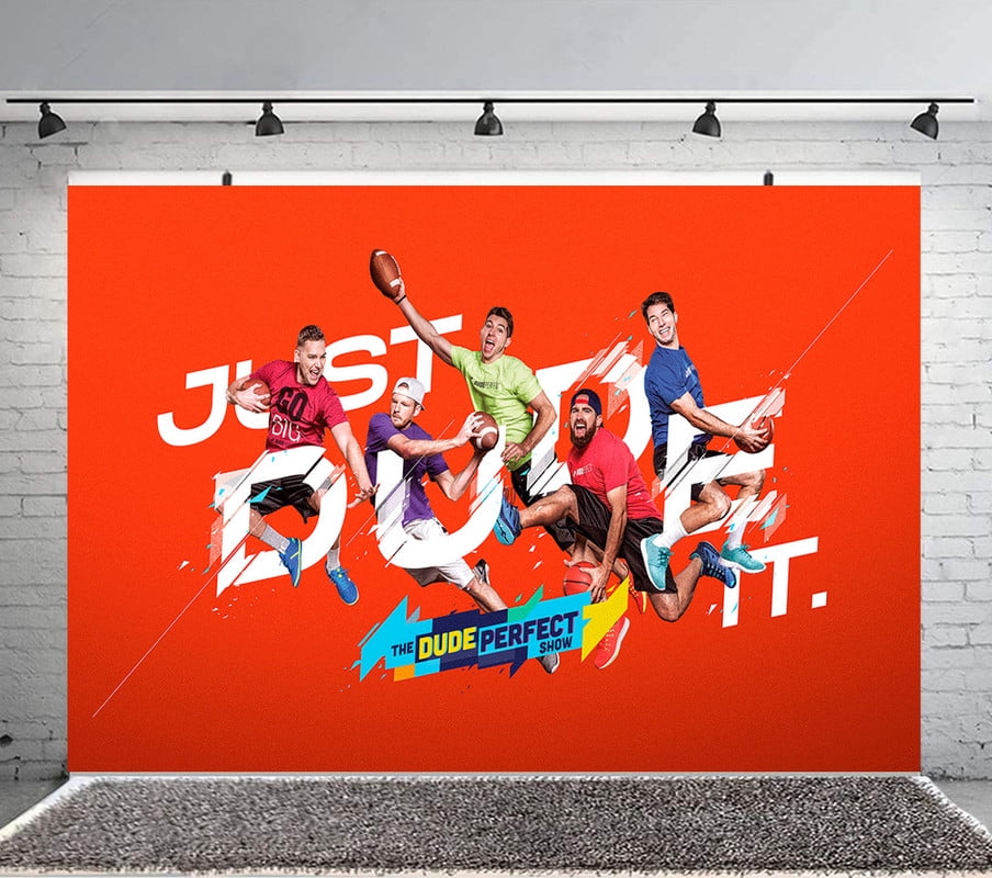 Dude Perfect Backdrop Banner Party Supplies Poster Movie Theme ...