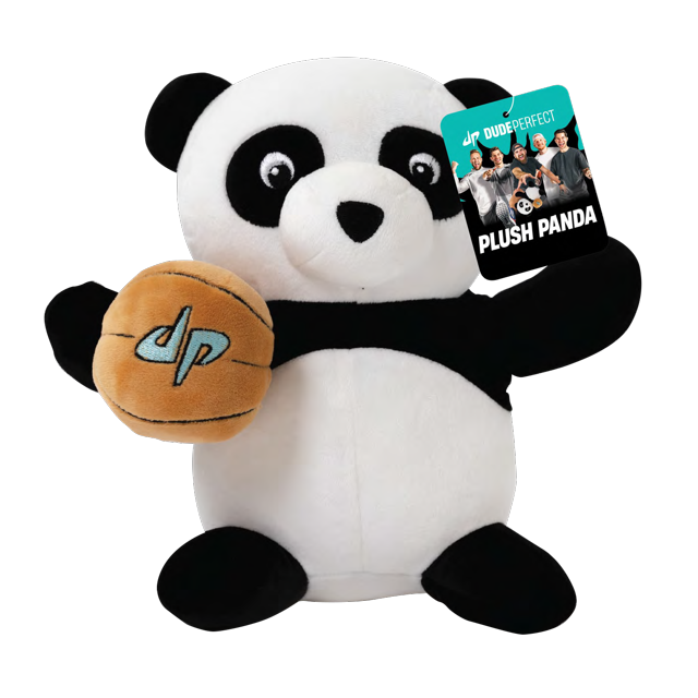Dude Perfect Collectable Plush Basketball Panda Toy for All Ages ...