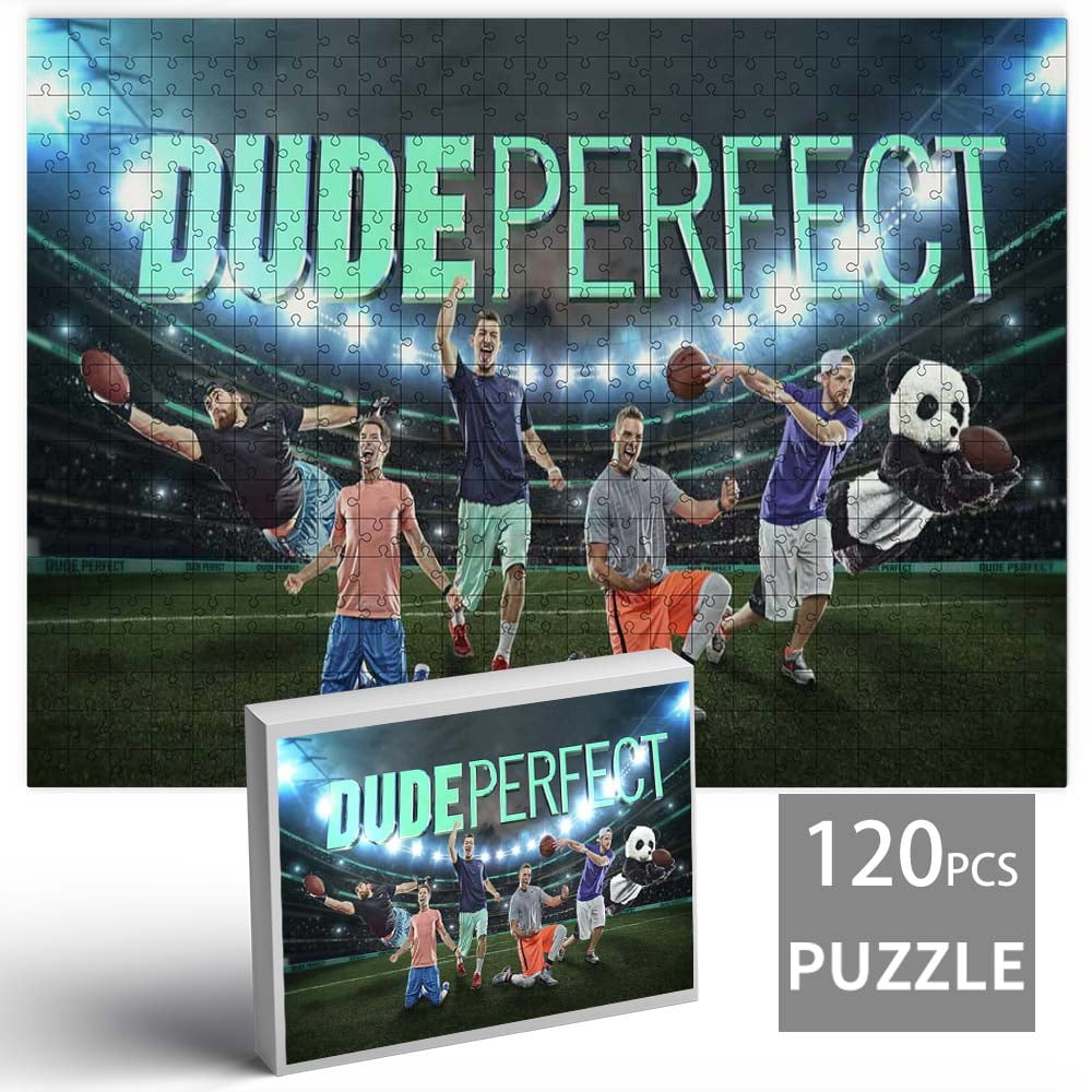 Dude Perfect Puzzles for Adults 120 Pieces Hard Difficult Teens Jigsaw ...