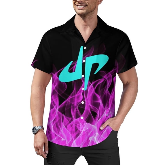 Dude Perfect Shirt Hawaiian Shirt for Men, Short Sleeve Button Down ...