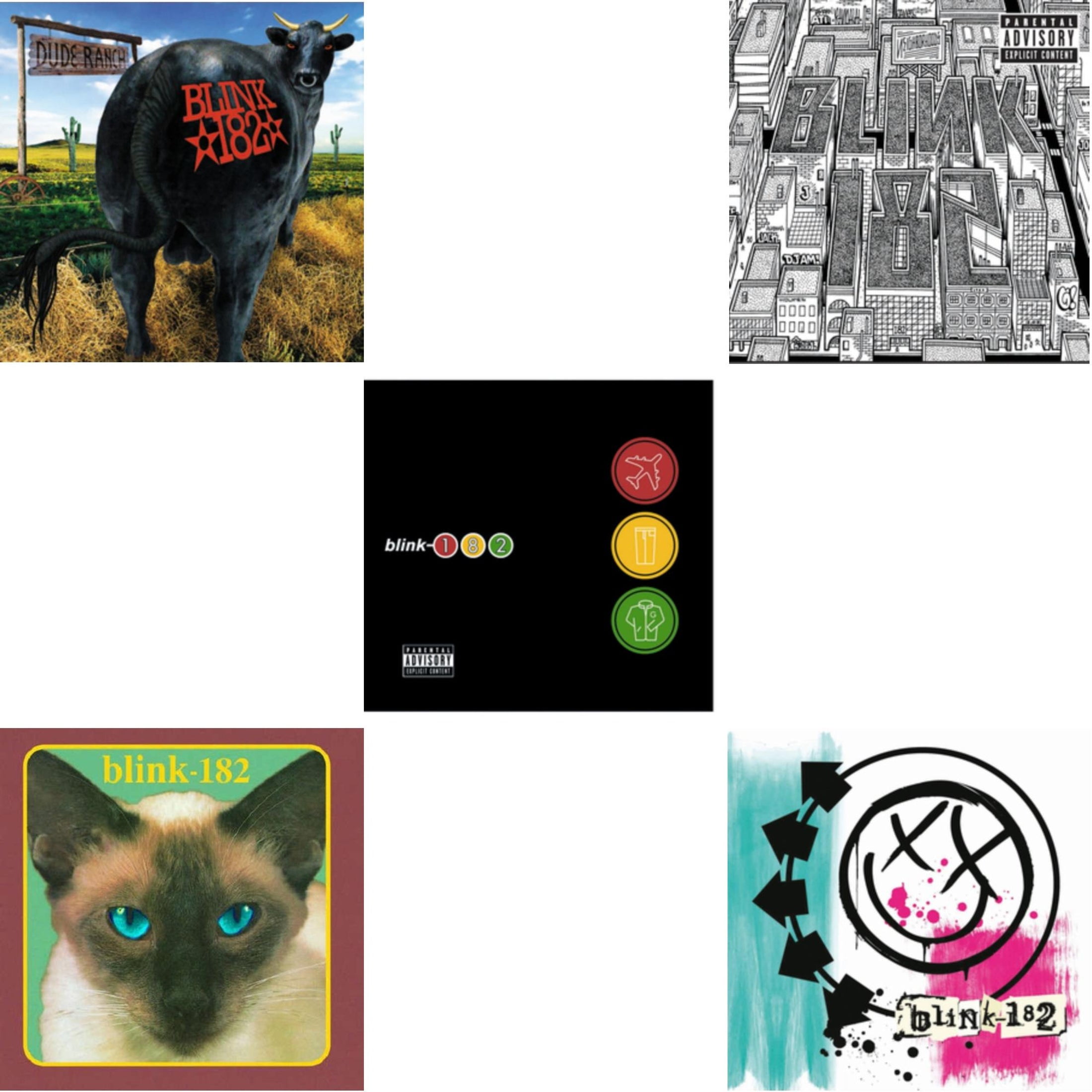 Dude Ranch & Cheshire Cat & Take Off Your Pants & Jacket & Neighborhoods & Blink-182 [LP Vinyl ...