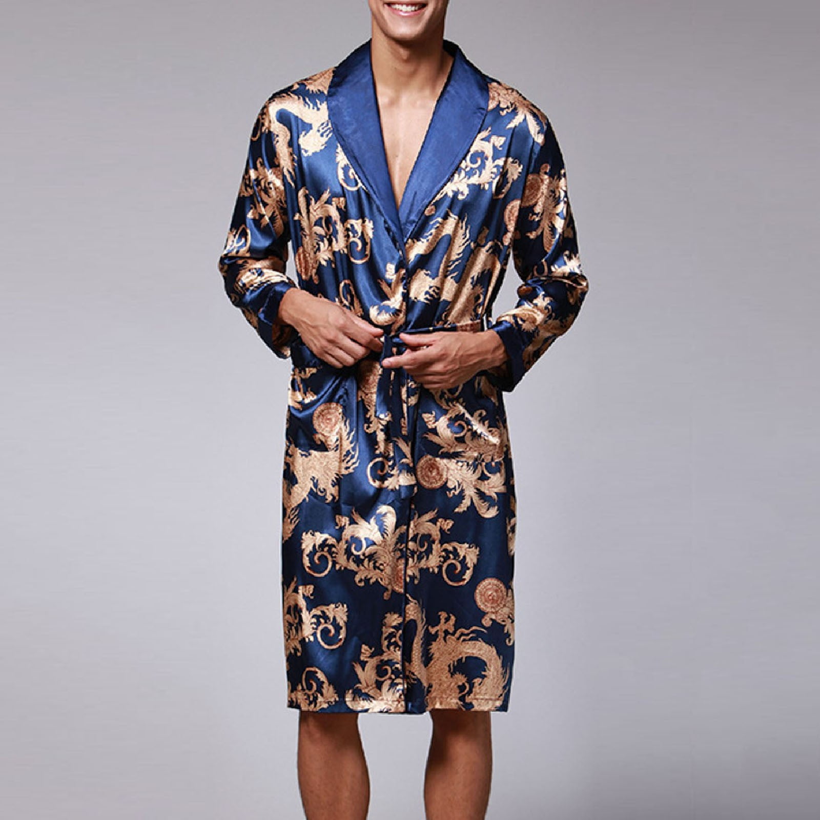 Dude Robe For Men Men'S Robes Mens Robes Bath Robe Robe Home Wear ...