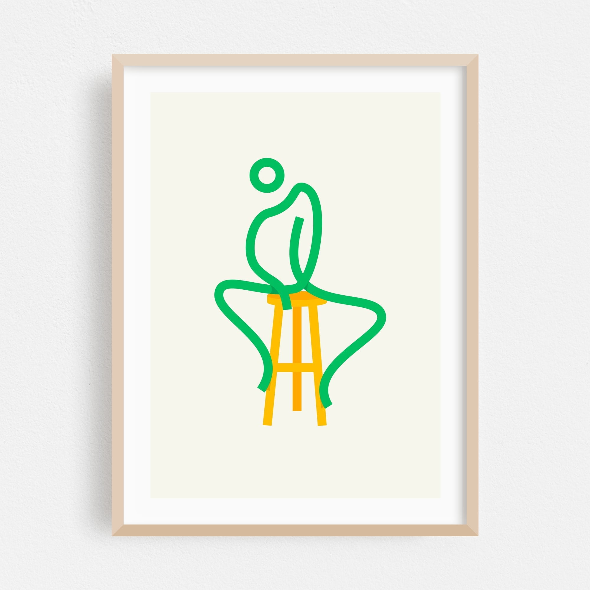Dude - Zürich Zurich Switzerland Illustration Line Art Minimalist ...