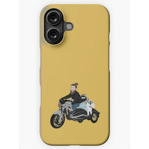 'Dude on a bike with a dog' Inspired Graphic Case for Apple iPhone 11 to 17 - Walmart.com
