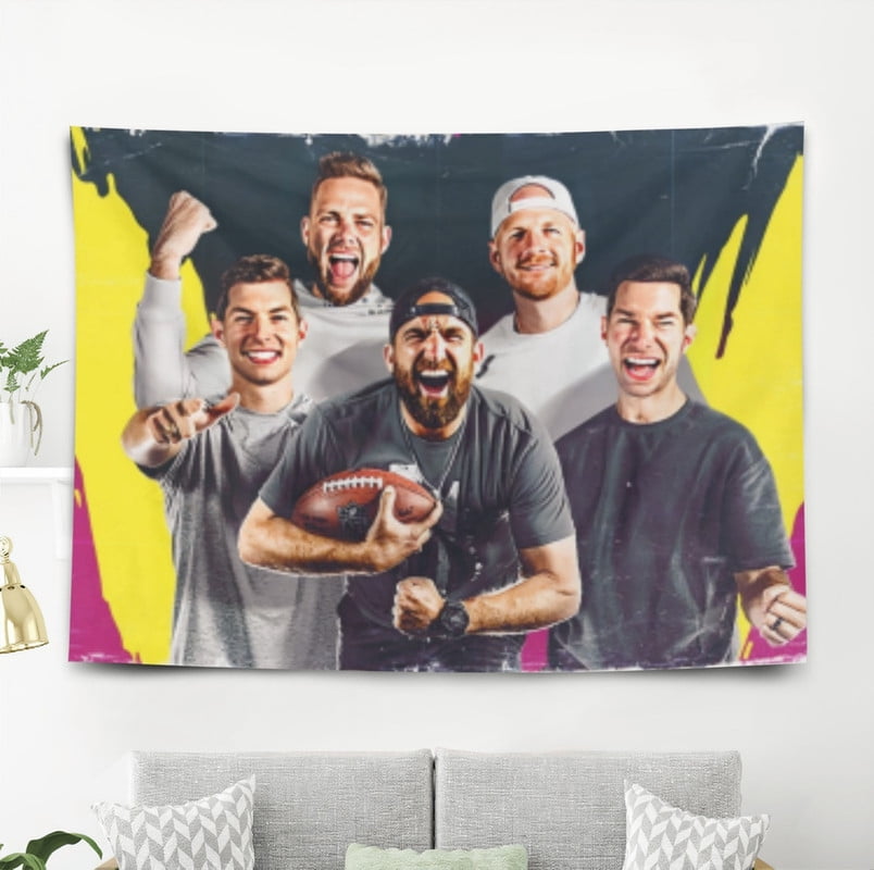 Dude perfect Tapestry Gift Wall Hanging Backdrop for Room Bedroom Girls ...