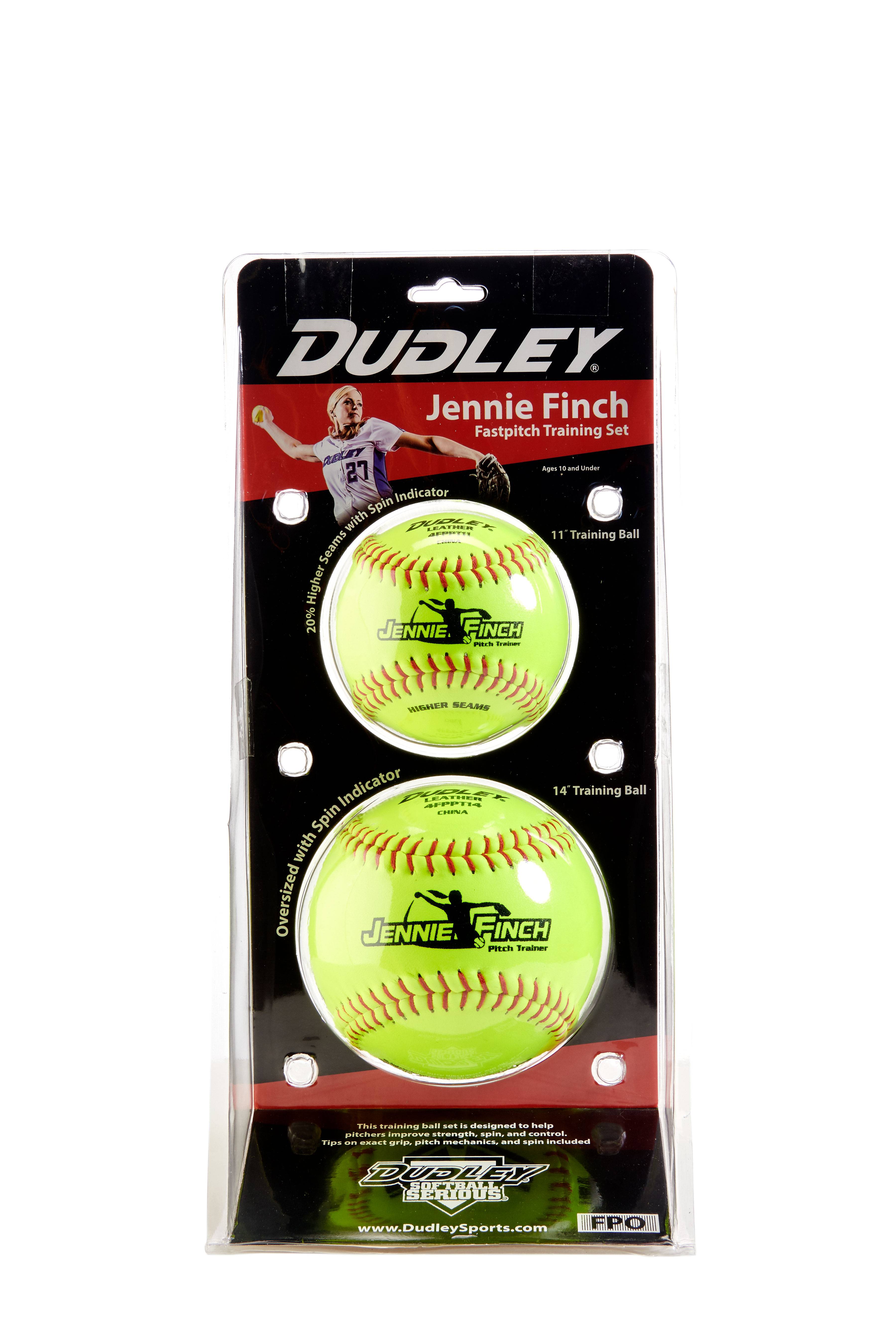 Dudley Jennie Finch Softball 11 In. Pitching Training Set - 14 In. and ...