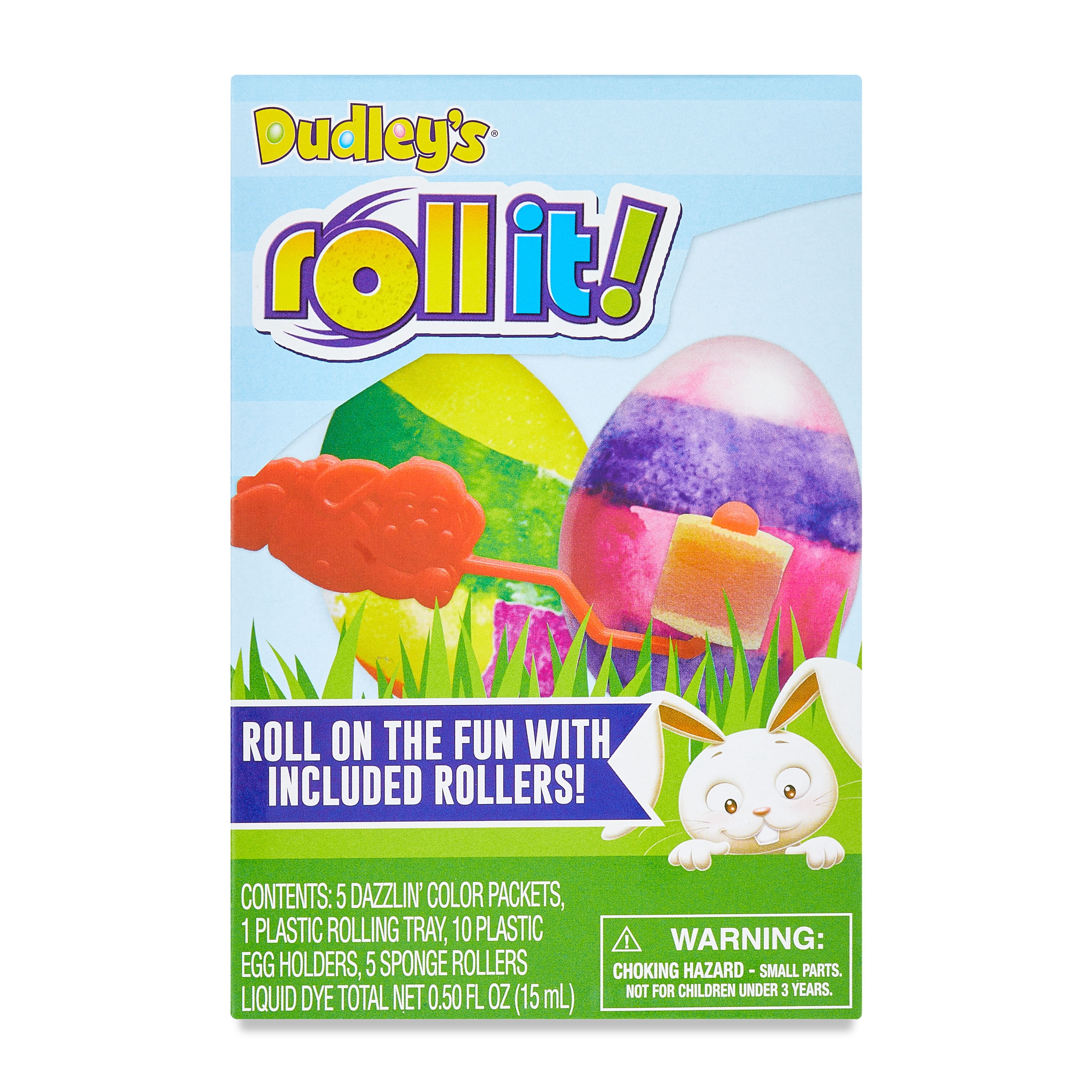 Dudley's Roll It Egg Decorating Kit, Easter, 5 Colors, Egg Dye, Adult ...