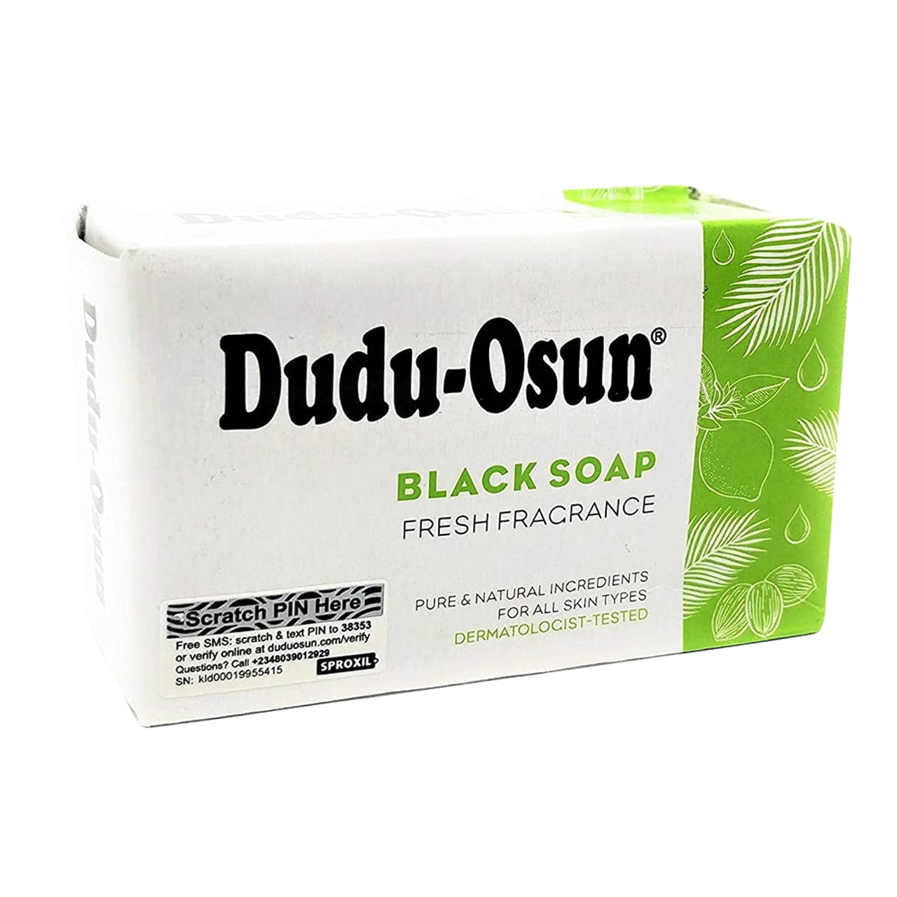 Dudu Osun Pure and Natural Black Soap, 5.25 Oz - Walmart.com