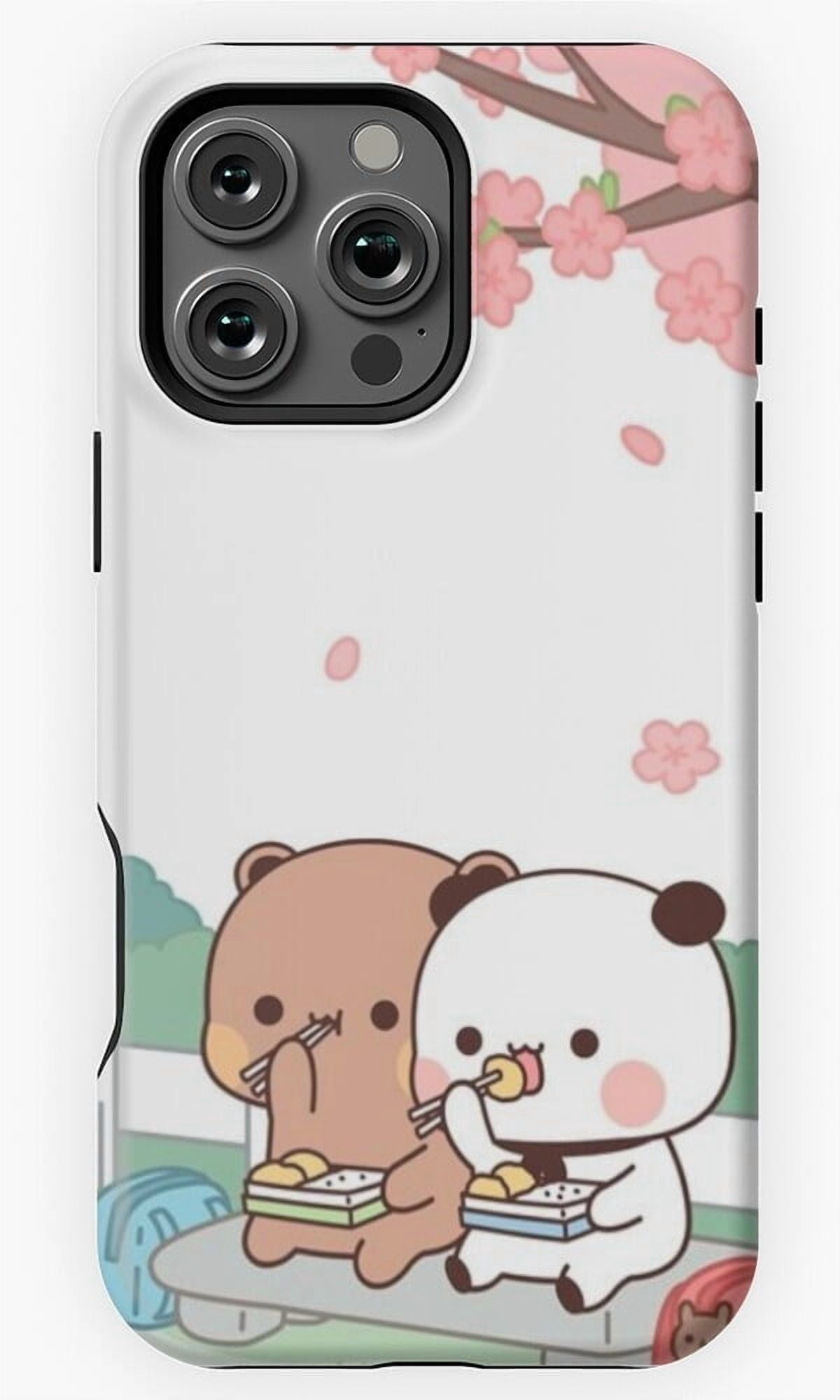 Dudu and Bubu Relaxing Cartoon Art Phone Case for iPhone 11 12 13 14 15 ...